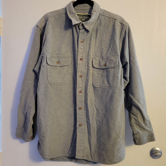 Field & Stream | Shirts | Field Stream Thick Grey Flannel Size Xl ...